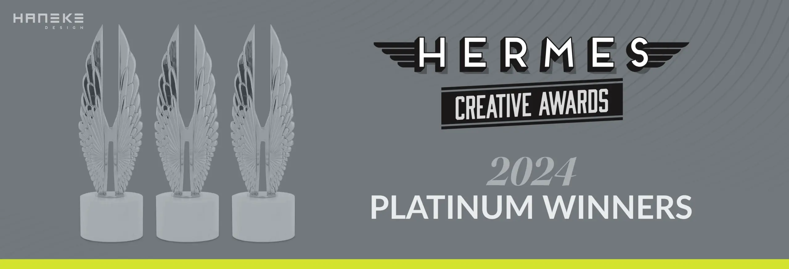 Haneke Design Brings Home 3 Platinum Hermes Creative Awards - Haneke Design